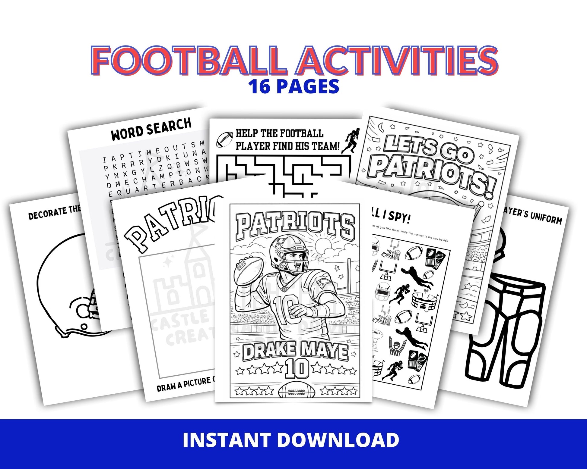 Game Day Activites! – Castle Drive Creations