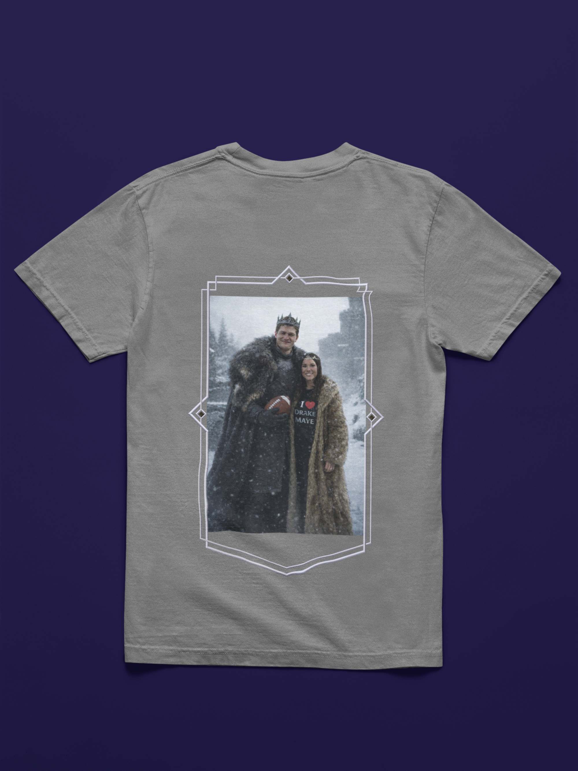King and Queen of the North Pocket Logo – Castle Drive Creations
